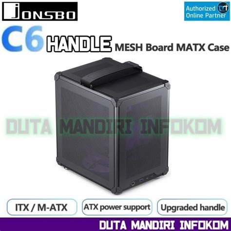 Jual Jonsbo C6 Handle Mesh Compact Aluminum Alloy M Atx Computer Case