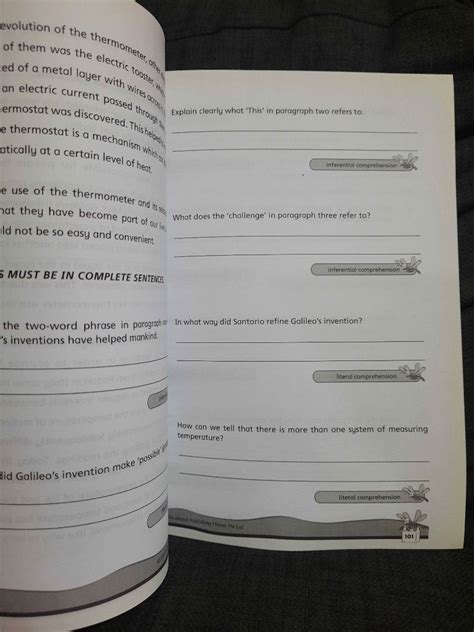 Primary 6 Comprehension Psle P6 Pri Hobbies And Toys Books And Magazines