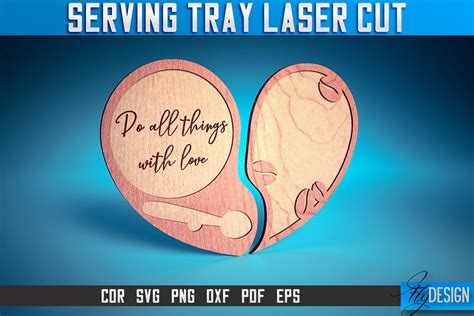Serving Tray Laser Cut Svg Serving Tray Laser Cut Svg Design Cnc F