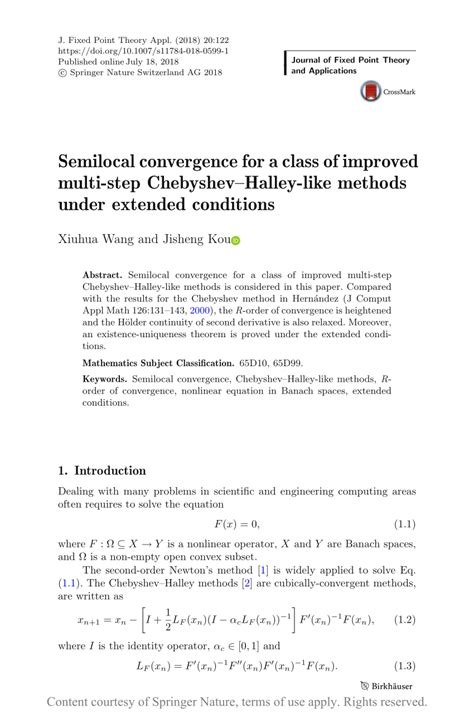 Semilocal Convergence For A Class Of Improved Multi Step Chebyshev Halley Like Methods Under