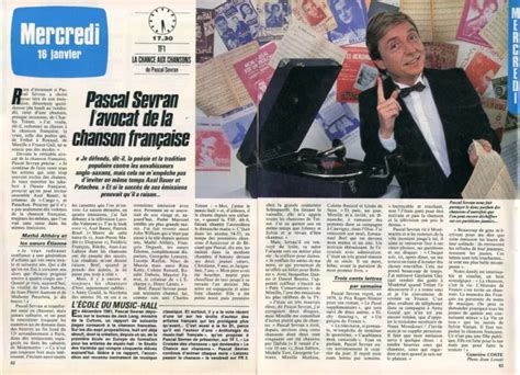 Coupure De Presse Clipping 1985 Pascal Sevran 2 Pages Eur 500