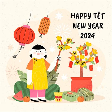 Premium Vector Flat Tet Illustration