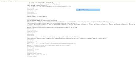 Jenkins Job Getting Stuck On Execution Of Docker Image As The Agent