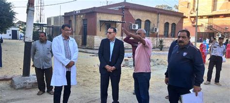 محافظ الشرقية يتفقد أقسام مستشفى بلبيس المركزي صور بوابة الأهرام