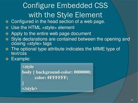 basics of web design chapter 4 cascading style sheets basics key