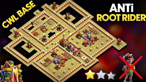 Anti Root Rider Base Link Th16 Th16 Best War Base Anti 2 Star Base