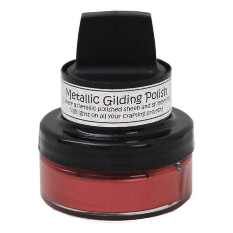 Cosmic Shimmer Rich Red Gilding Polish 50ml Hobbycraft