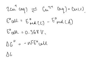 Solved Using Data From Appendix E Calculate The Equilibrium Constant