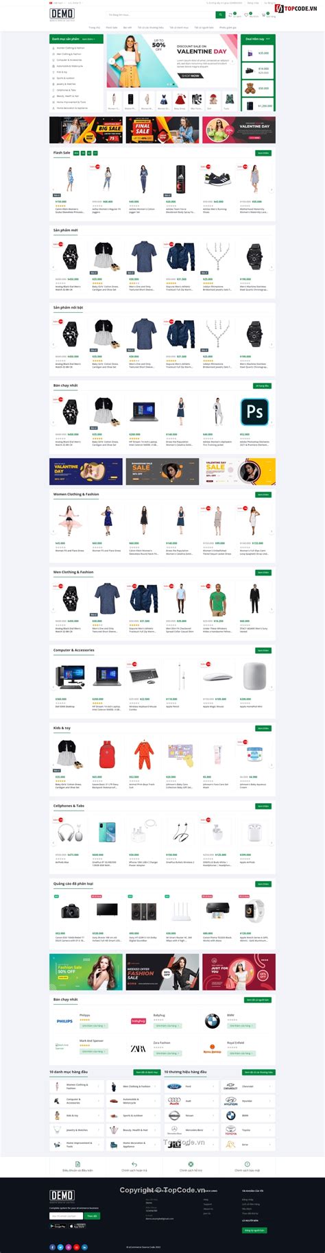 Source Code Website Bán Hàng Thương Mại Điện Tử Đa Ngôn Ngữ Đa Tiền Tệ