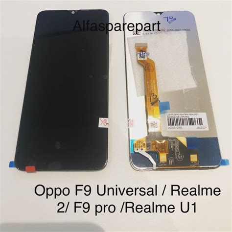 Lcdts Oppo F9 Universalf9 Pro Realme 2 Pro Hitam Shopee Indonesia