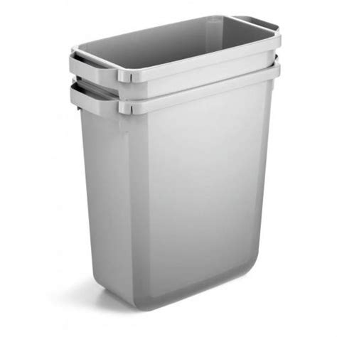 Durable 60l Waste Bin Yellow Rectangular Drbe1800496030 Bins