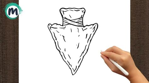 How To Draw Arrowhead Youtube
