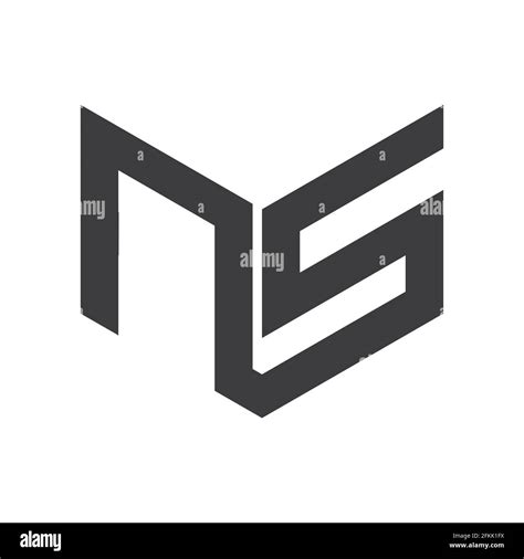 Ns Sn S And N Abstract Initial Monogram Letter Alphabet Logo Design Stock Vector Image And Art