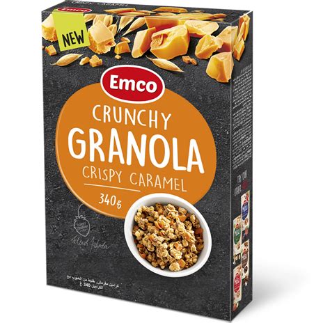 Crunchy Granola Crispy Caramel Emco Export