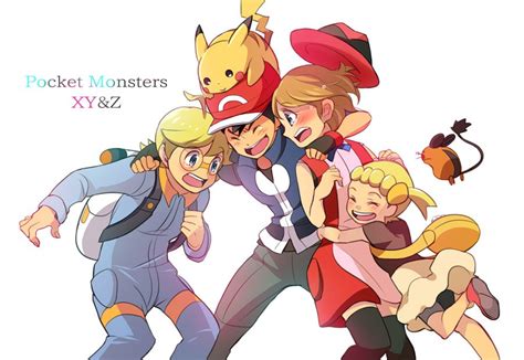 Pikachu Ash Ketchum Serena Dedenne Bonnie And 1 More Pokemon And