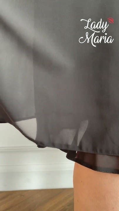 Платье трапеция шифон двойное с гипюровыми вставками черное Youtube