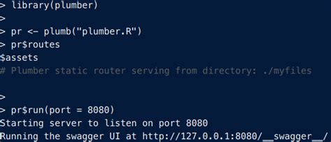Can T Use PlumberStatic Issue Rstudio Plumber GitHub