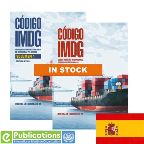 Imdg Code Edition 42 24 2024 Spanish Version E Publication