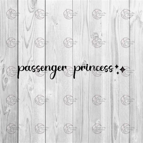 Passenger Princess Sticker Etsy Canada