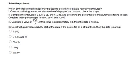Solved Solve The Problem Which Of The Following Methods May Chegg