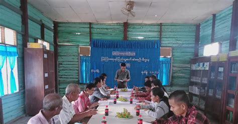 မိုင်းခုတ်မြို့၊ လူထုအခြေပြုဗဟိုဌာန Community Centre ခန်းမ၌ စာပေချစ်မ