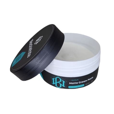 Pomada Matte Cream Paste Matte Dry Caramel Paste 120g Black White