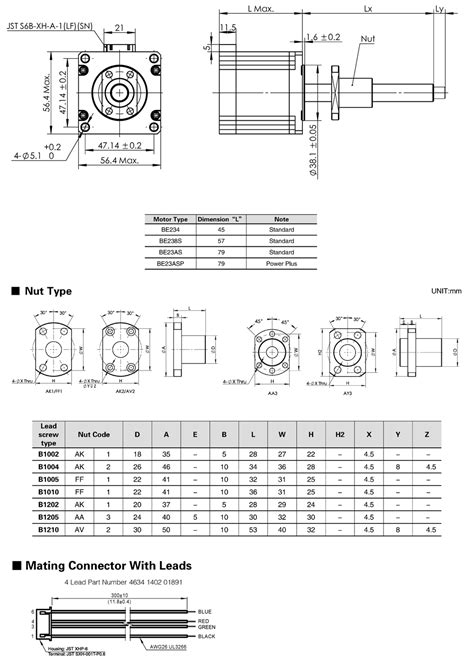 Nema23 Ball Screw Hybrid Linear Stepper Motors Moons