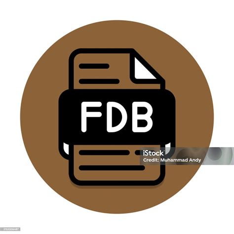 Fdb Document File Type Icon Files And Extension Format Icons With A