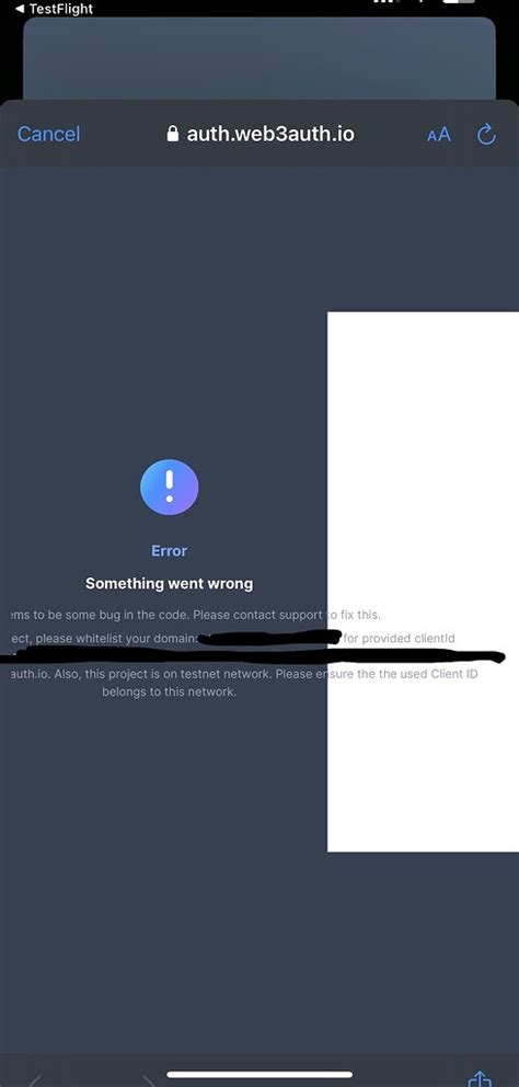 Unity Ios Error Entrypointnotfound Testnet Whitelist Help Plug N Play Web3auth Community