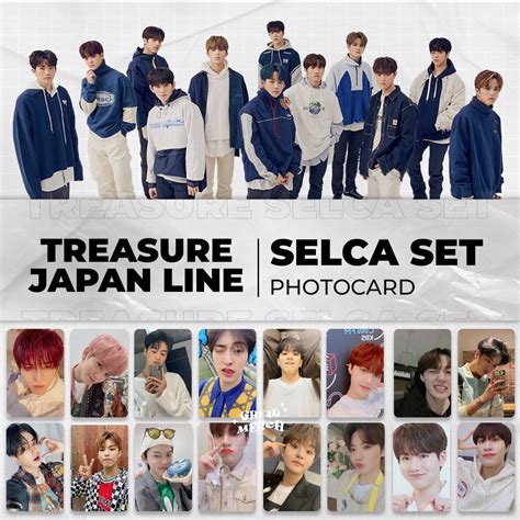 Jual ISI 10 PHOTOCARD TREASURE SELCA MEMBER SET JAPAN LINE VER