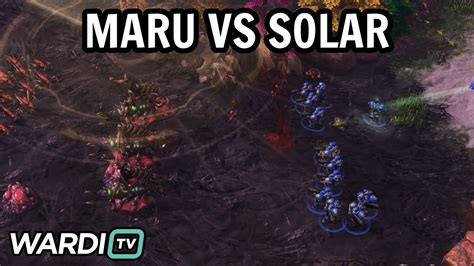 Maru Vs Solar Tvz Korean Starcraft League 2 Starcraft 2 Youtube