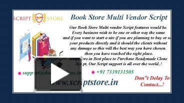 Ppt Book Store Multi Vendor Shopping Script Website Scripts