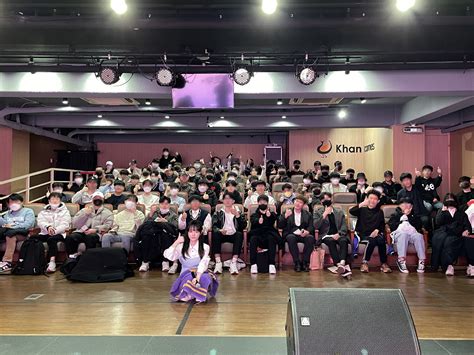 대원들과 함께한 쏘대장의 팬미팅 현장 크티