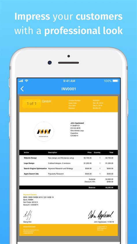 Invoice App Para Iphone Descargar