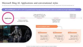 Exploring Use Cases Of OpenAI Microsoft Bing Ai Applications And
