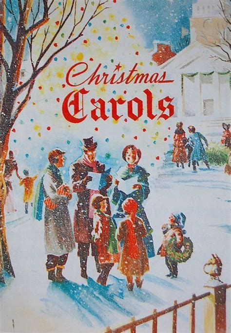 Vintage Christmas Carols Song Book Merry Christmas Vintage Christmas