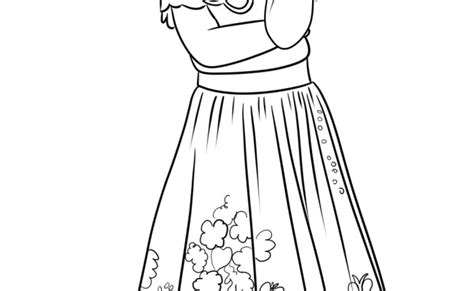 Dibujo De Mirabel Madrigal De Encanto Para Colorear Theme Loader