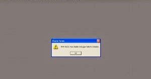 R12 Oracle Apps FRM 18122 Forms Builder Debugger Failed To Initialize