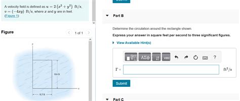 Solved A Velocity Field Is Defined As Chegg