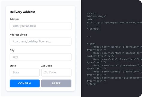 Address Autofill Mapbox