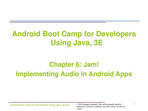 Android Boot Camp for Developers Using Java, 3E - ppt download