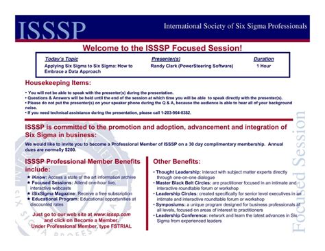Video Presentation Using Six Sigma On Six Sigma Deployment