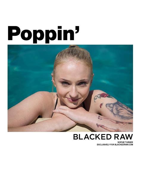 Sophie Turner For Blackedraw Scrolller
