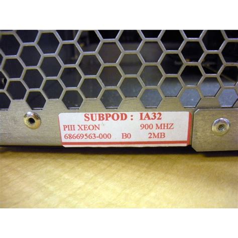 Unisys 68669563 Ia32 Subpod 4x Xeon Piii 900mhz For Clearpath Plus System