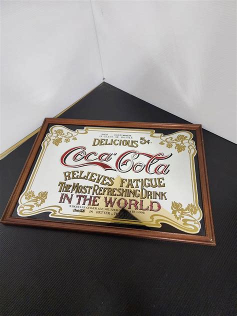 【傷や汚れあり】パブミラー コカ・コーラ ヴィンテージ Coca Cola アメリカン雑貨 アメリカンレトロ レトロ ビンテージ 格安売り切り