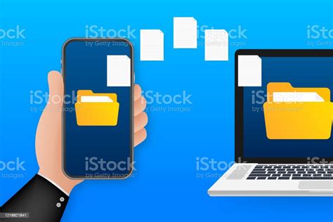 Transfer File Gambar Data Antara Smartphone Perangkat Transfer File
