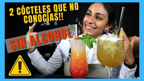 ¿como Preparar CÓcteles Sin Alcohol Muy Facil Youtube