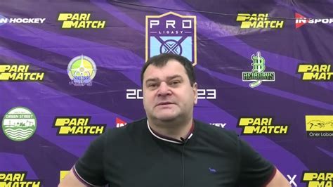 Главный тренер ХК "Бейбарыс" - Артем Аргоков сразу после серий игр ...