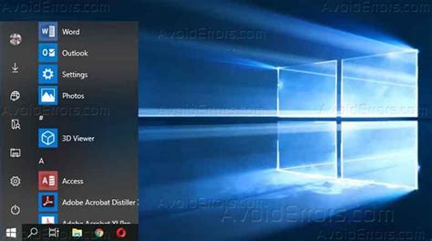 How To Edit The Start Menu Option Windows 10 Avoiderrors