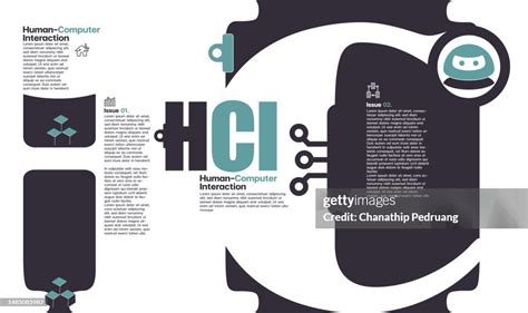 Humancomputer Interaction Infographic Design Vector Illustration Stock Illustration Icon